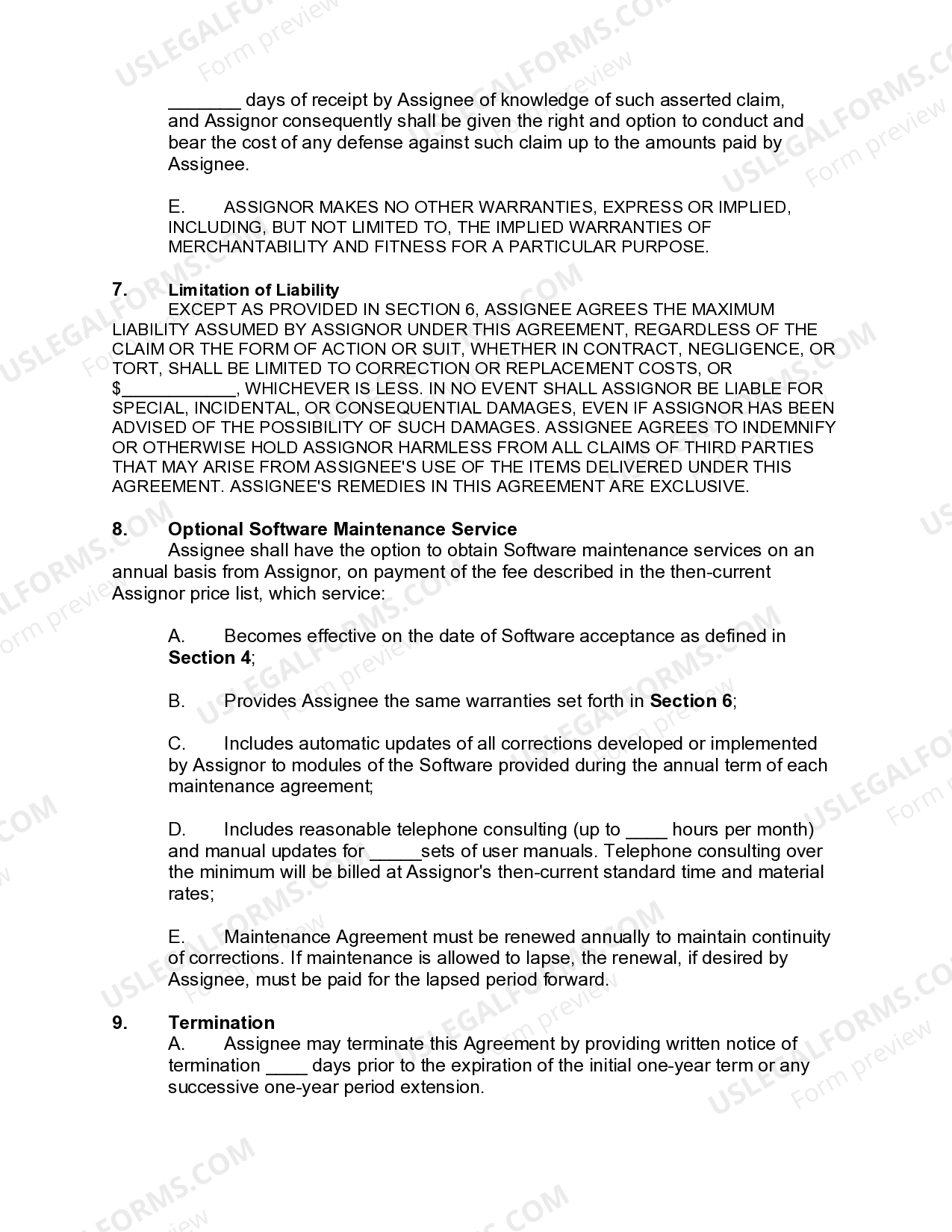 Rhode Island Assignment of Rights in Computer Software - Assignment ...