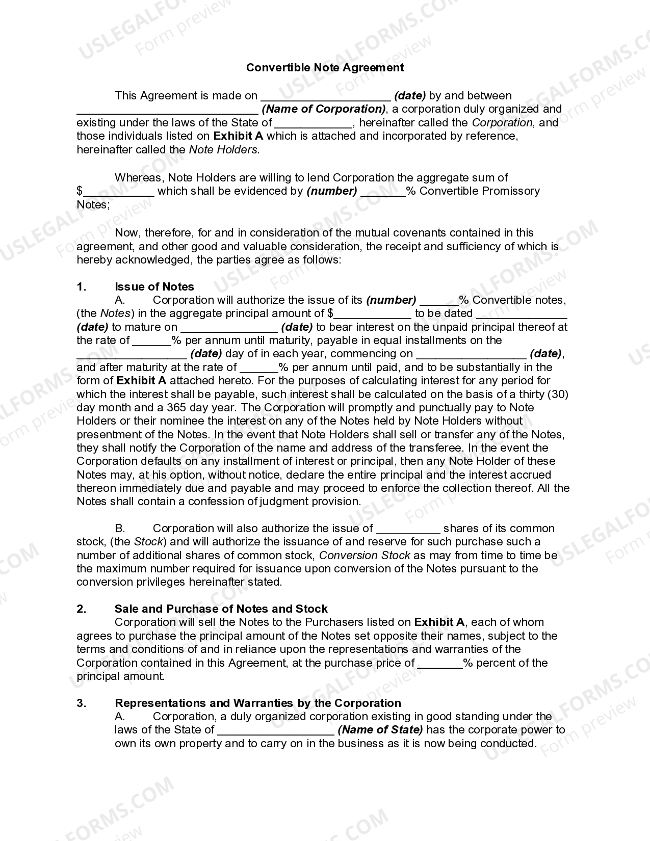 Pennsylvania Convertible Note Agreement - Convertible Note Agreement ...