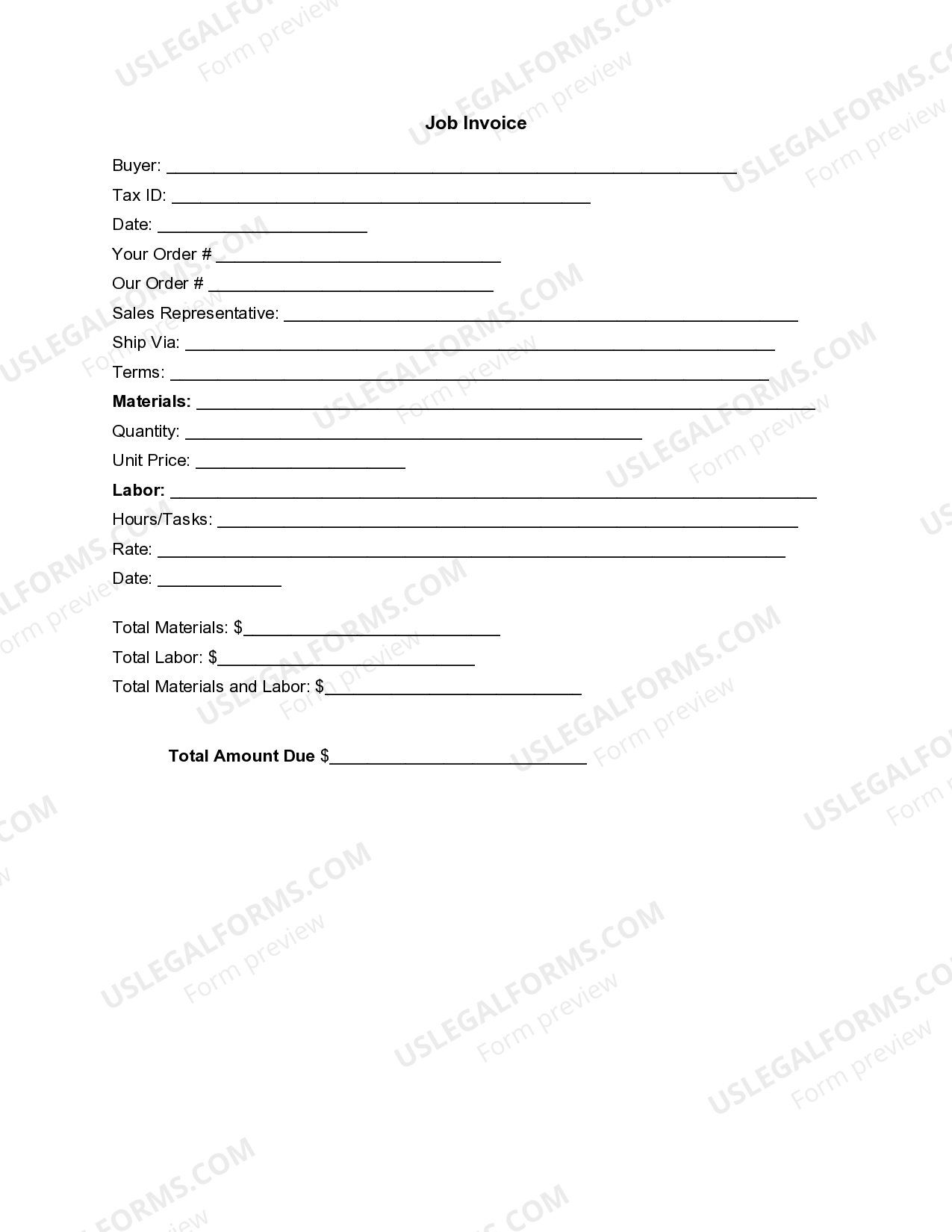 South Dakota Invoice Template for Optician | US Legal Forms
