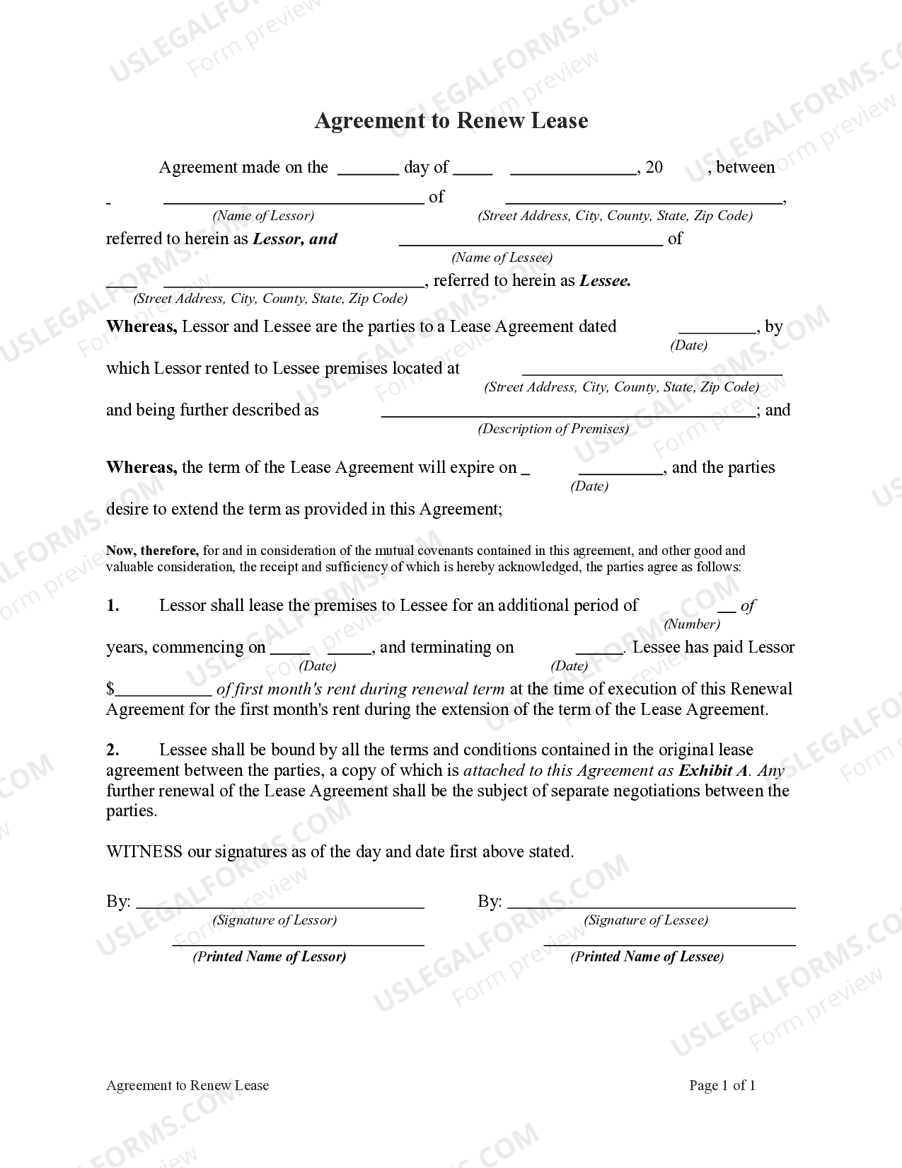 Contract Renewal Letter With Increment | US Legal Forms
