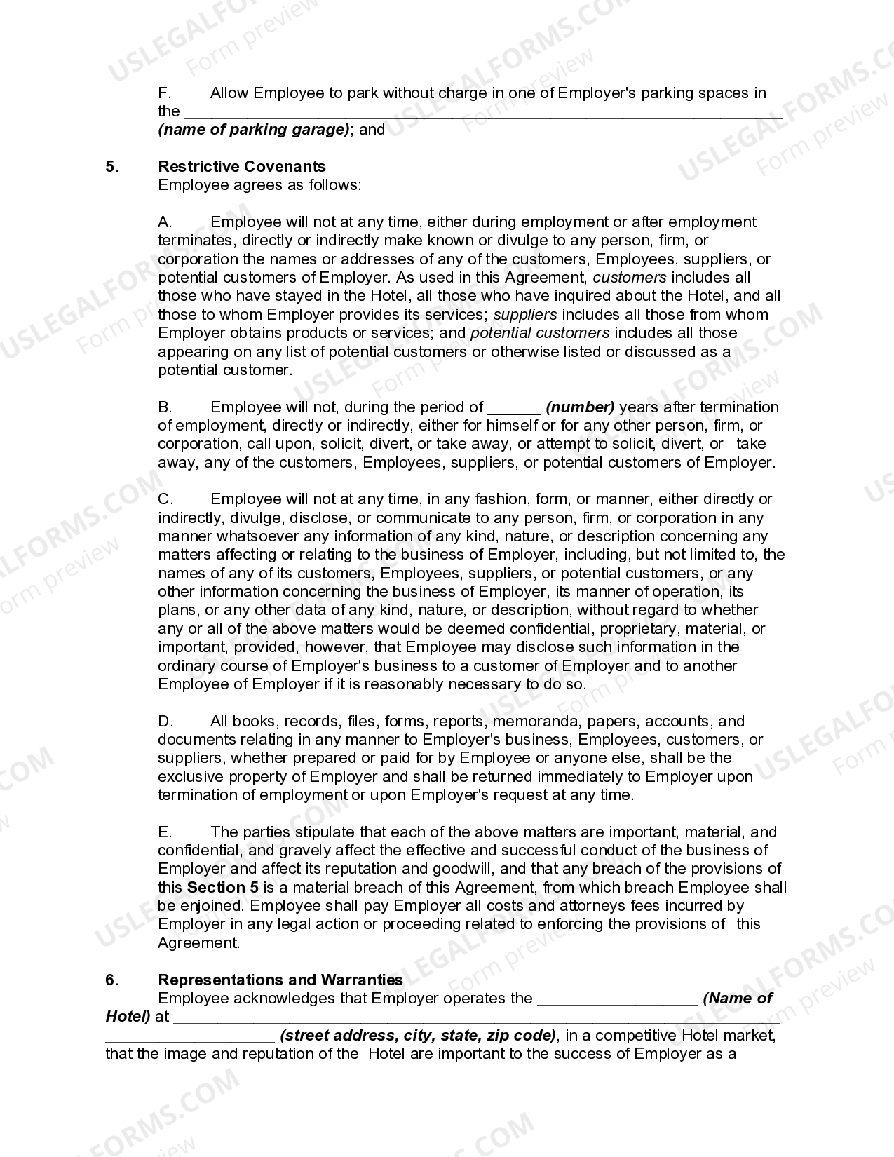 Employment Agreement - Executive with Car Allowance - Agreement Car Allowance | US Legal Forms