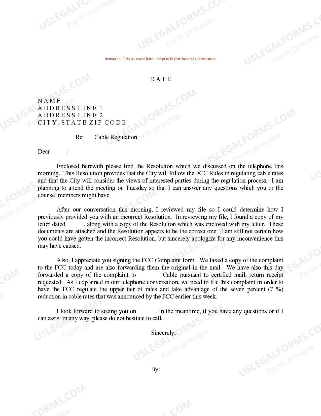 Nassau New York Sample Letter For Update On Revised Resolution And Nassau New York Sample Letter For Update On Revised Resolution And