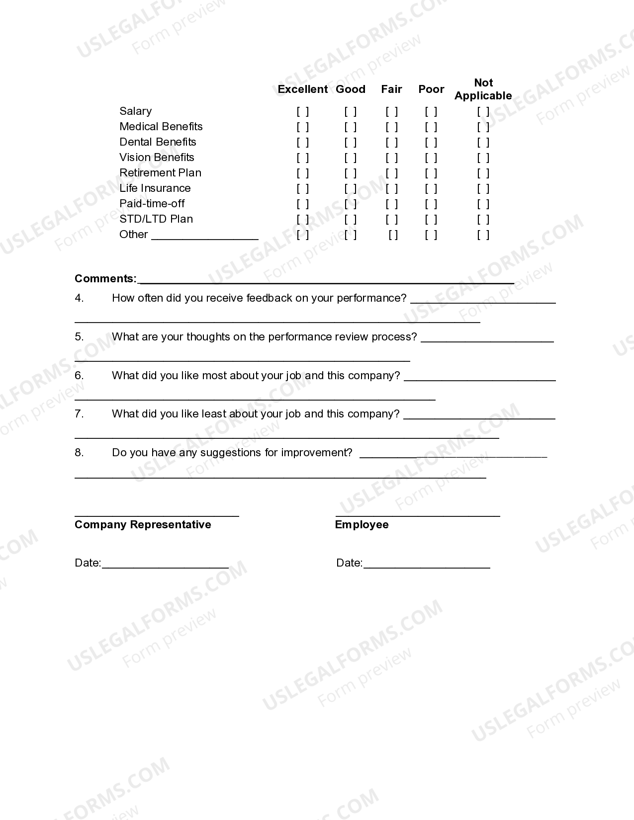 Vermont Exit Interview Questionnaire - Interview Questionnaire | US ...