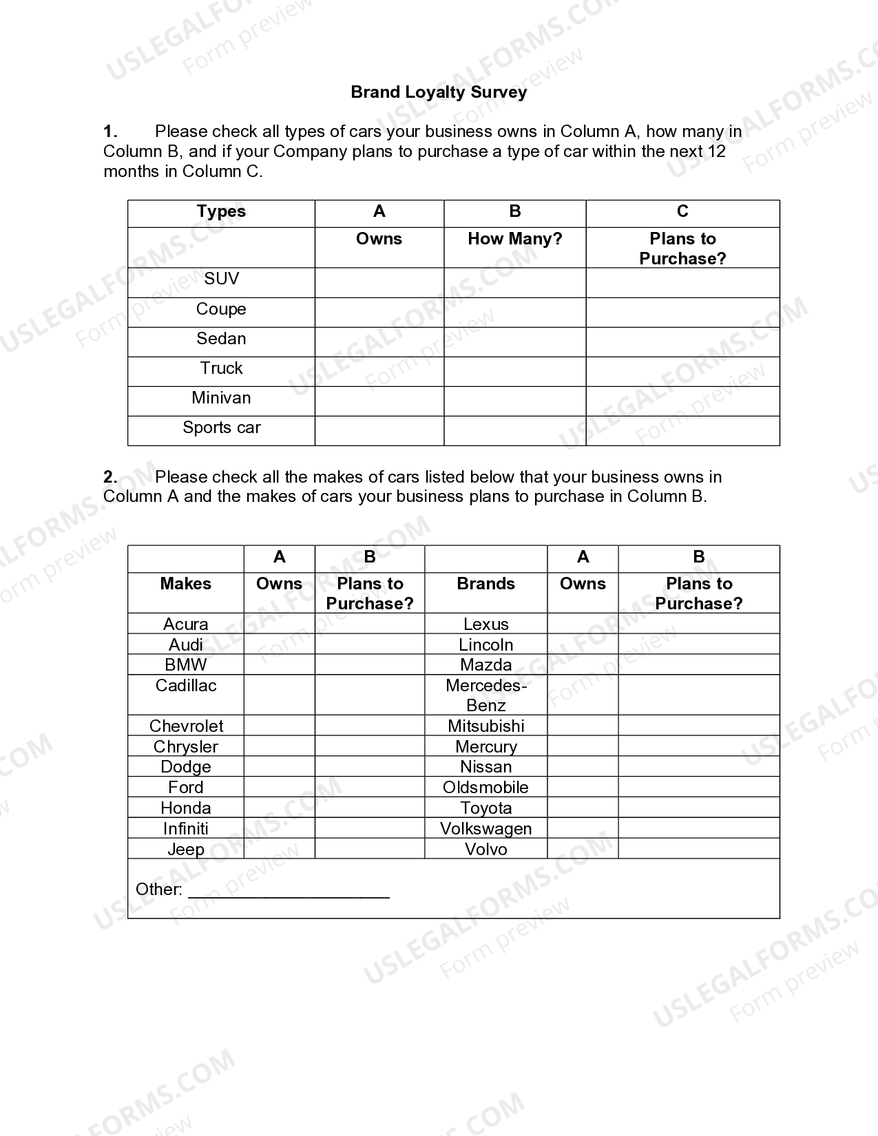 Michigan Brand Loyalty Survey - Brand Loyalty Survey Questions | US ...