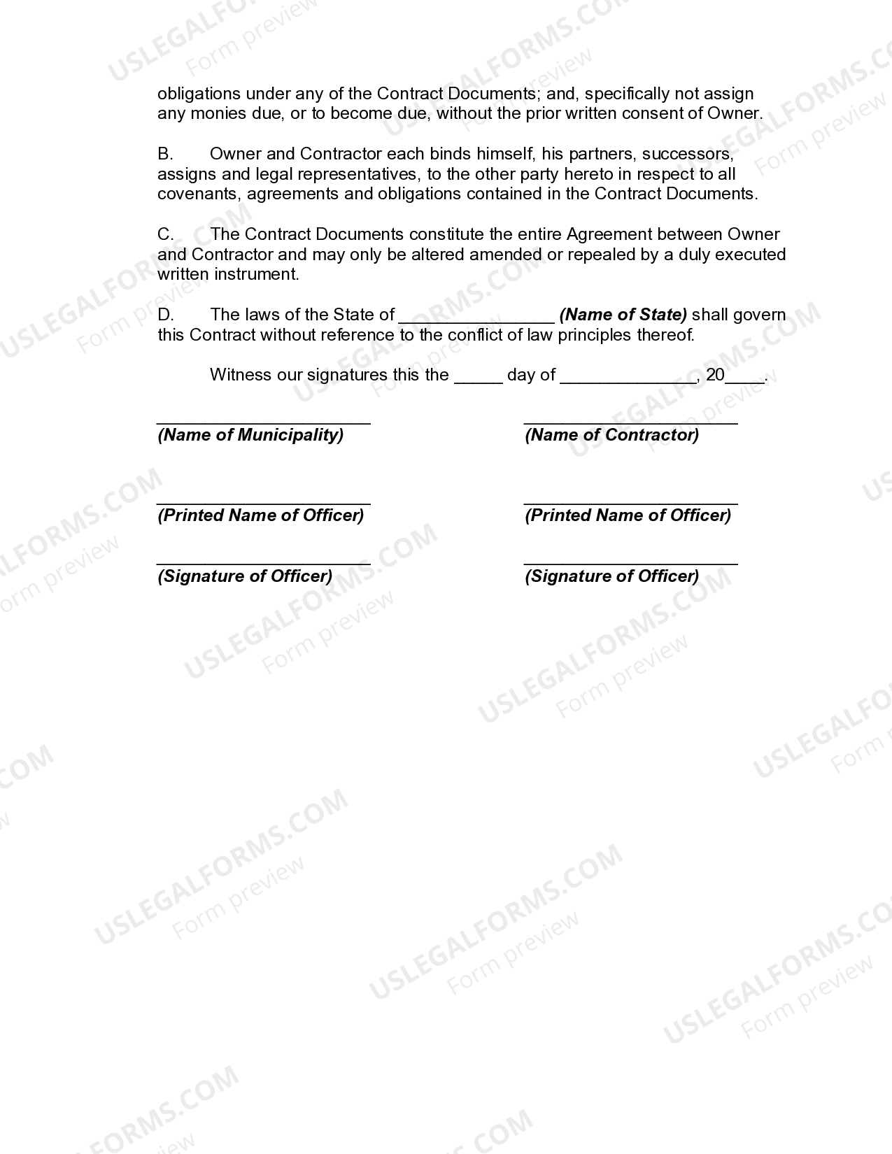 New Jersey Agreement to Renovate and Install Second Floor Window ...