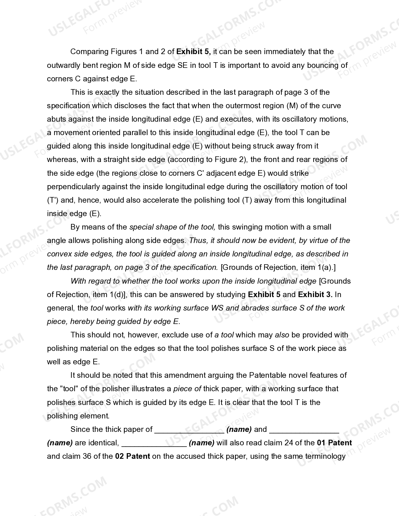 Plaintiff's Pretrial Memorandum for a Bench Trial in a Patent Case ...