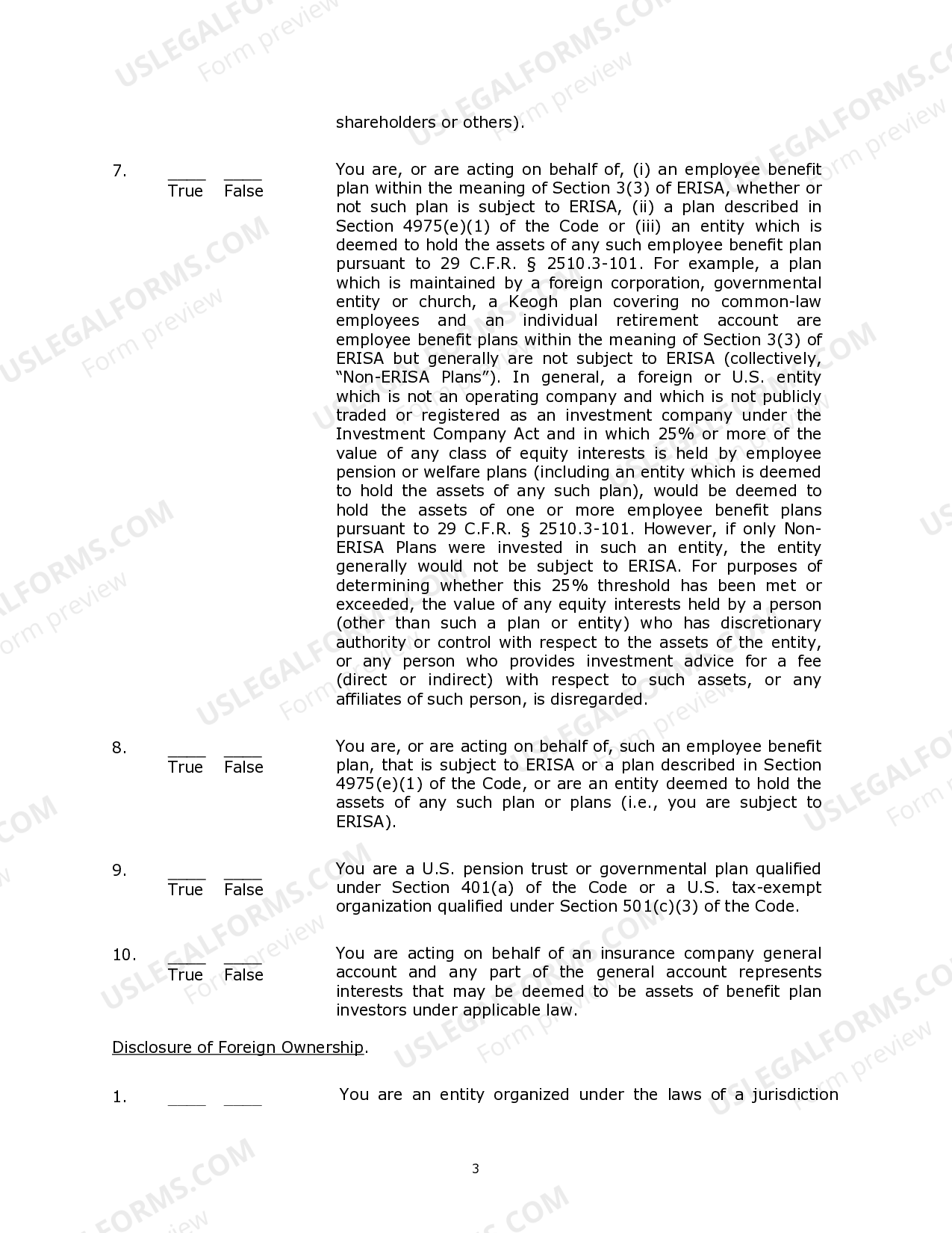 Accredited Investor Questionnaire | US Legal Forms