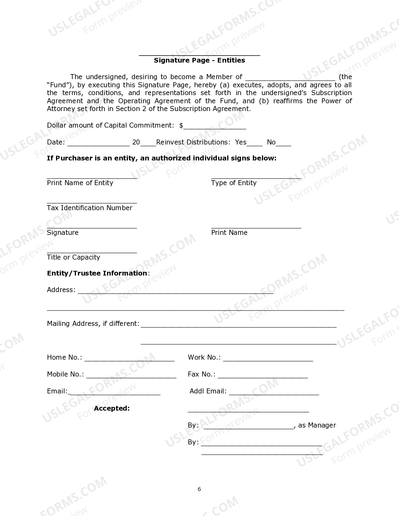 Accredited Investor Questionnaire | US Legal Forms