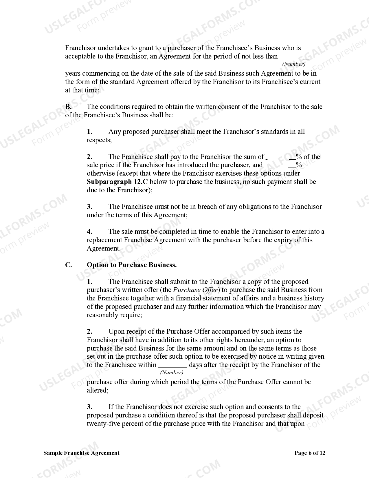 Sample Franchise Agreement - Franchise Agreement Pdf | US Legal Forms