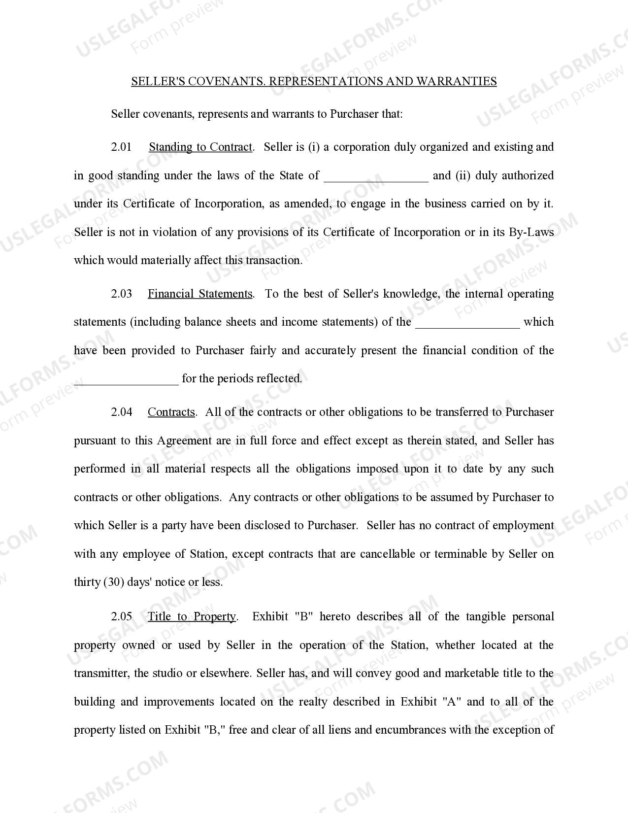South Dakota Asset Sale Agreement | US Legal Forms