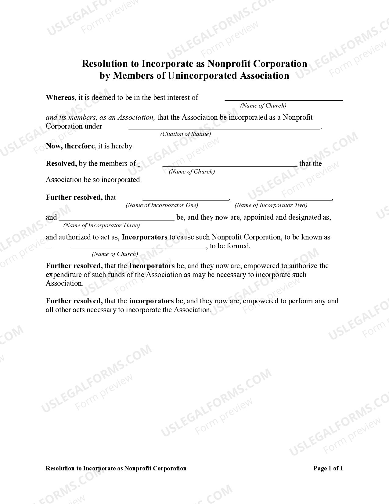 Mississippi Resolution to Incorporate ASCAP nonprofit Corporation by ...