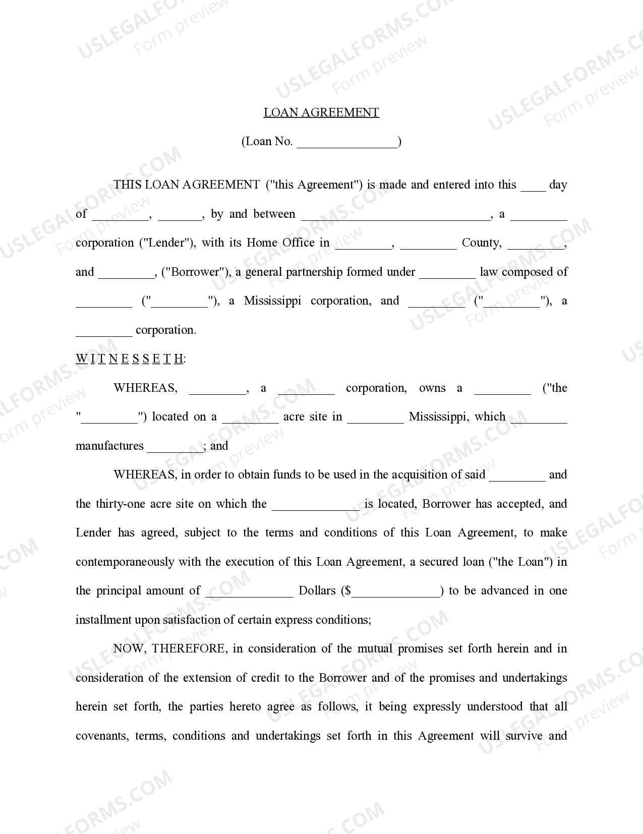 Loan Agreement for Vehicle - Vehicle Loan Agreement | US Legal Forms