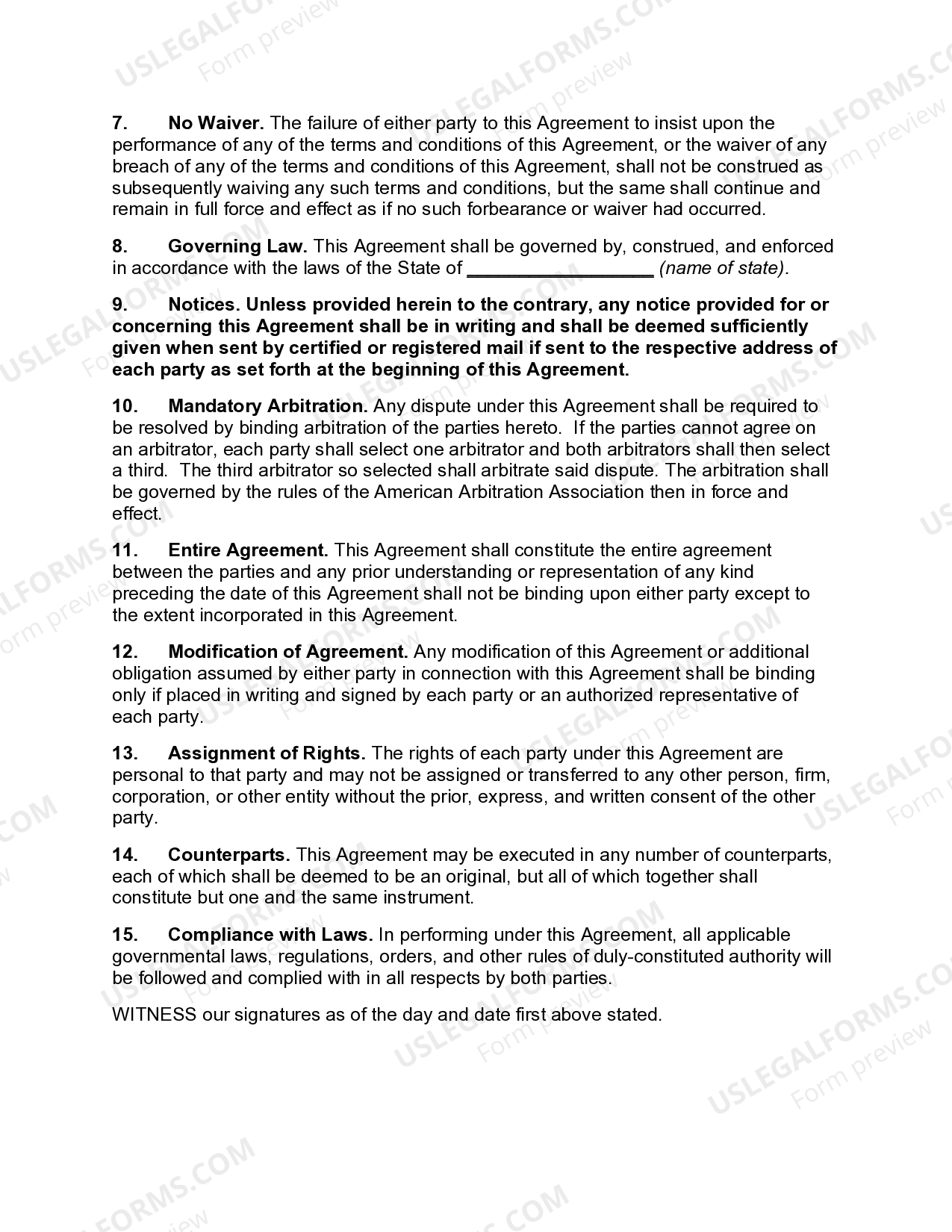 Photography Services Agreement - Photography Agreement | US Legal Forms