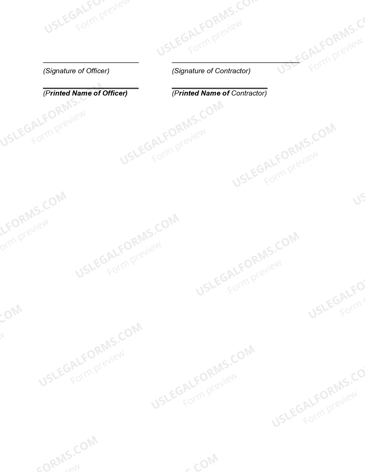 Contract Independent Contractor Agreement With 1099 Form | US Legal Forms