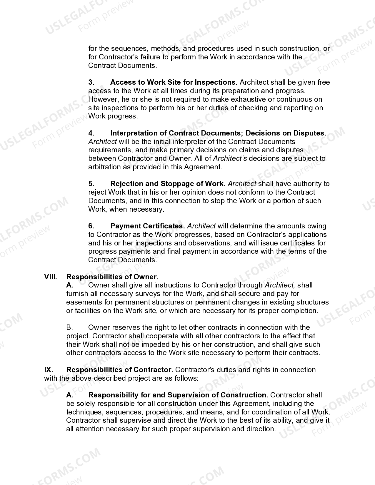 Agreement for the Construction of Building | US Legal Forms