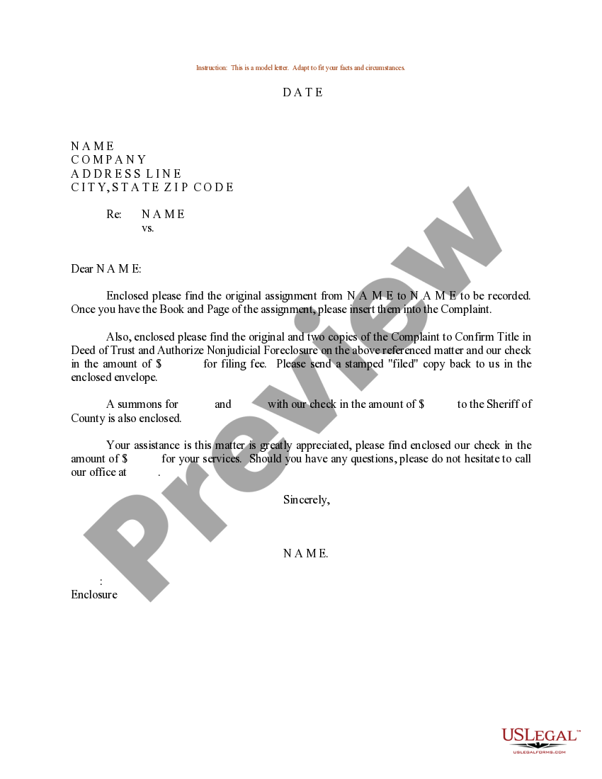 Letter Of Assignment Template
