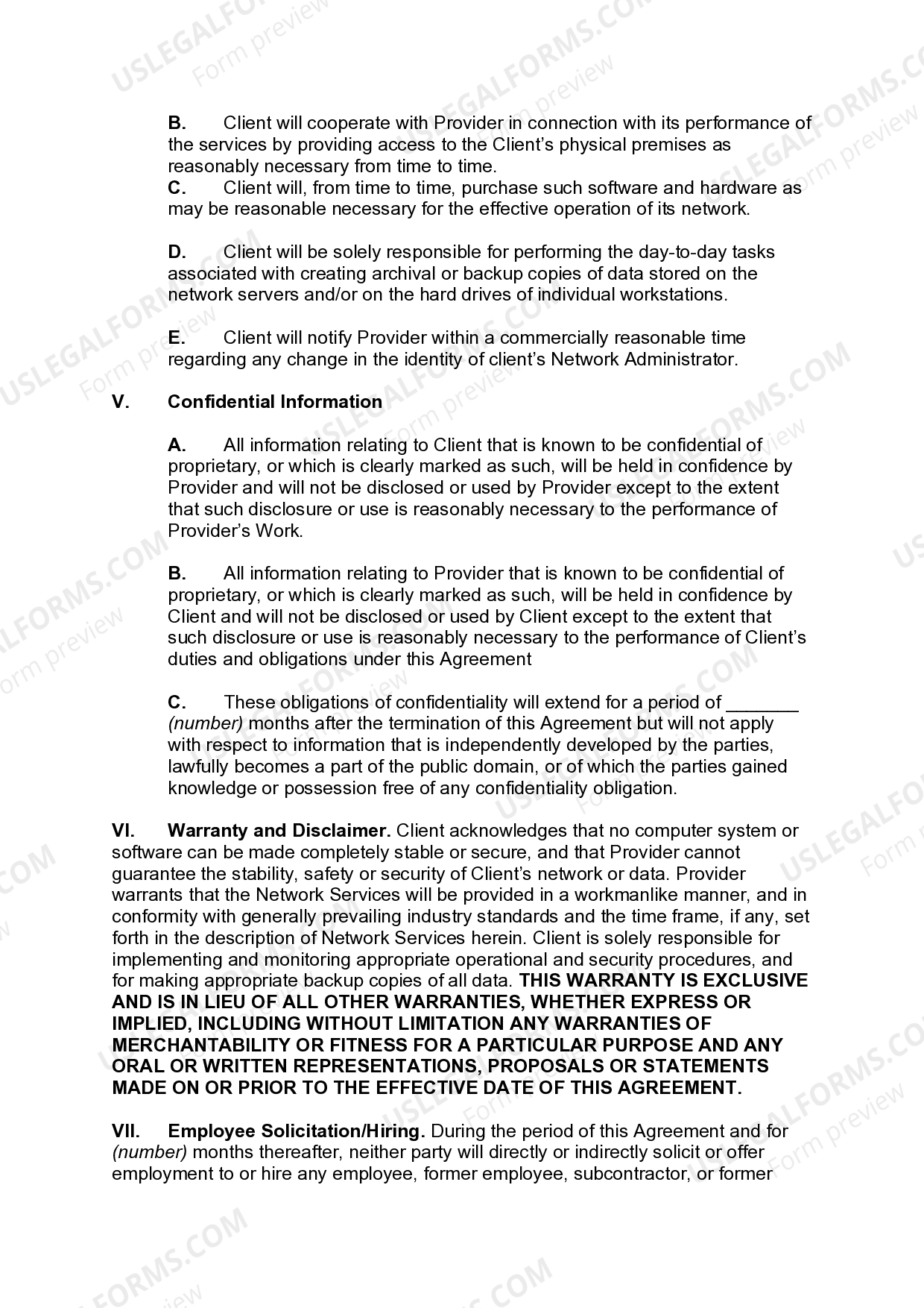 Mississippi Computer Network Installation and Maintenance Agreement ...