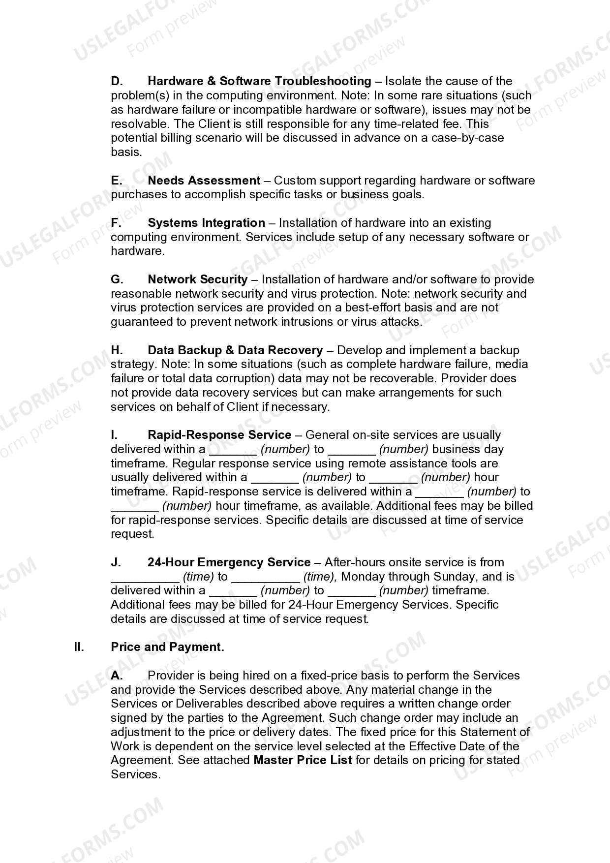 Rhode Island Computer Network Installation and Maintenance Agreement ...