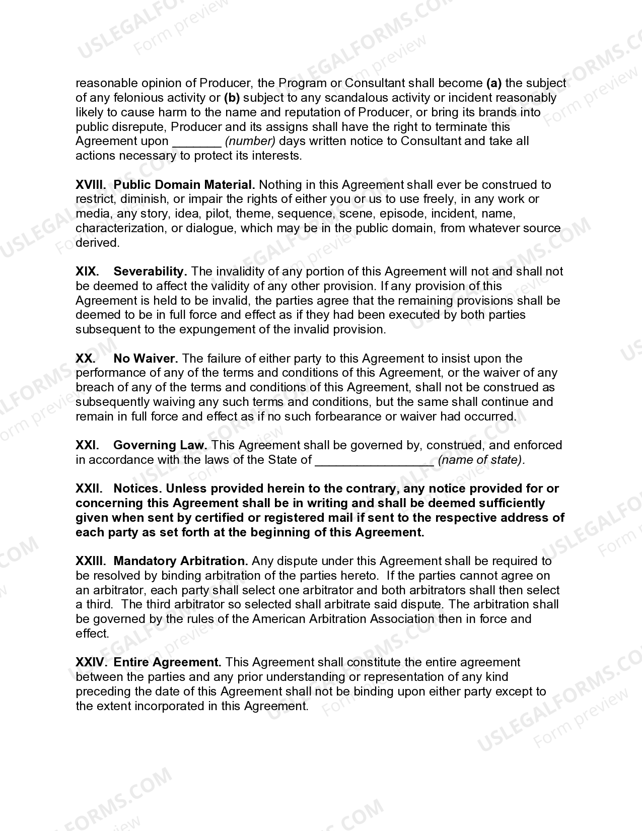 Mississippi Television Documentary Production Agreement - Television ...