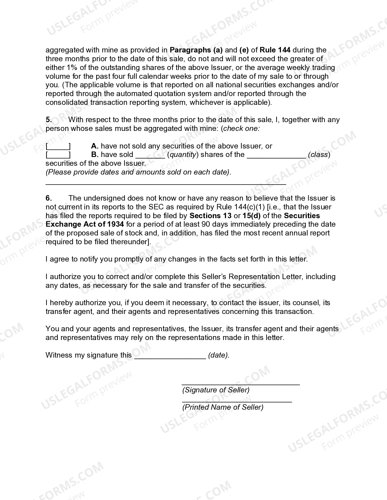 Hawaii Affiliate Letter in Rule 145 Transaction - Affiliate Rule 145 ...