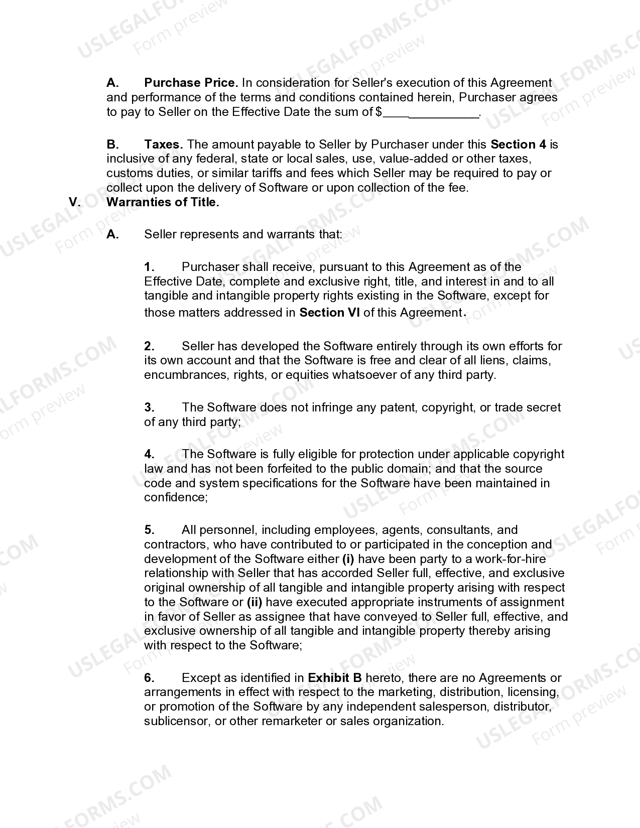 Software Acquisition Agreement - Software Purchase Agreement Template ...