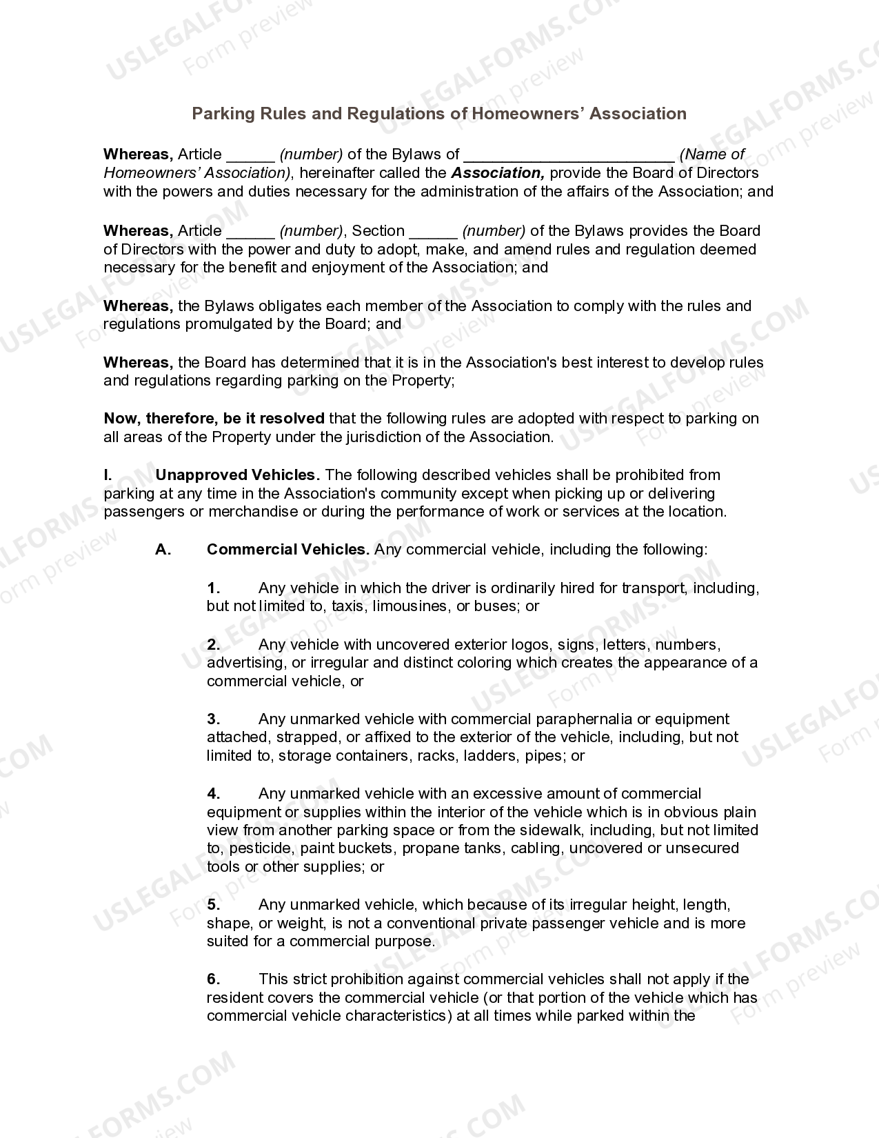 Alabama Parking Rules And Regulations Of Homeowners Association