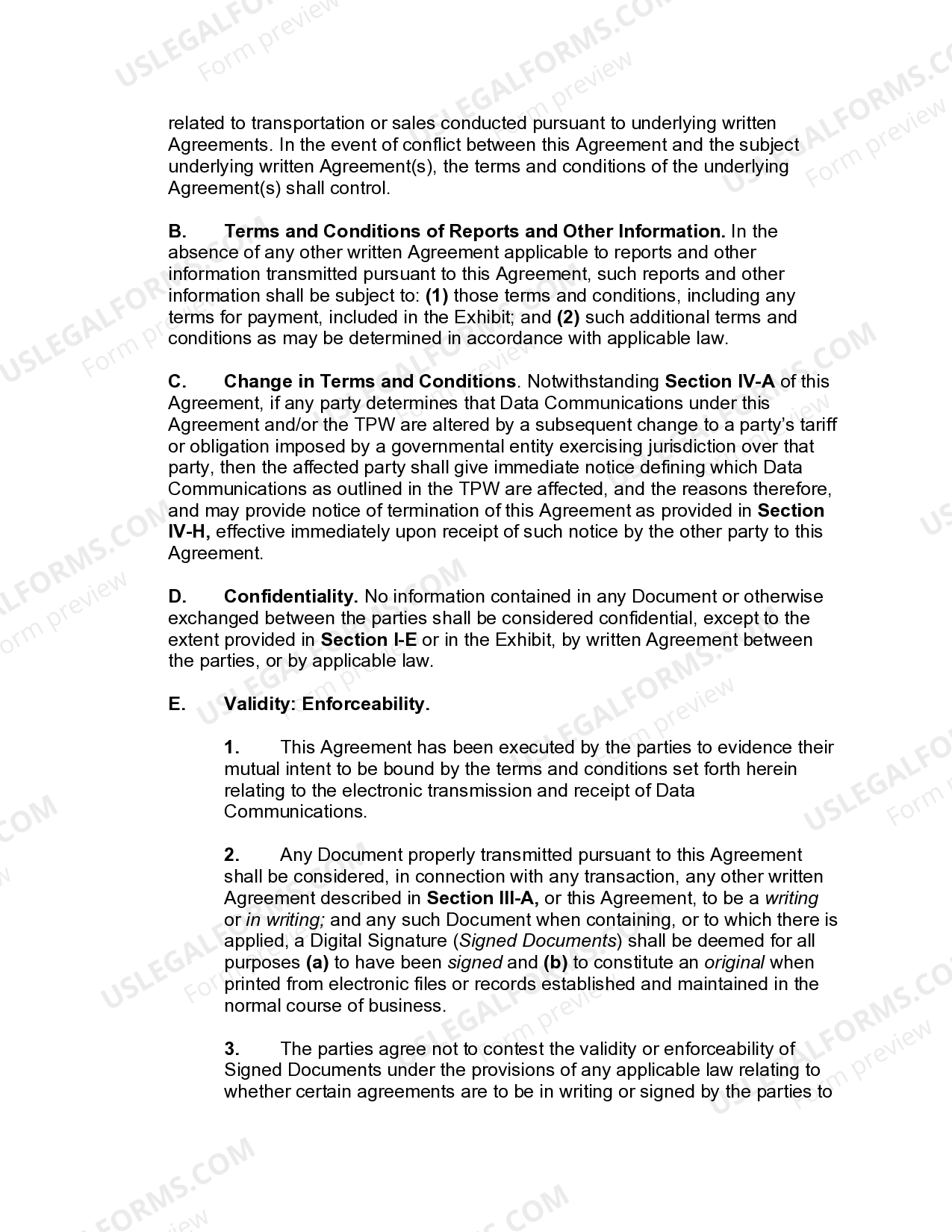 Wyoming Electronic Data Interchange Trading Partner Agreement | US ...
