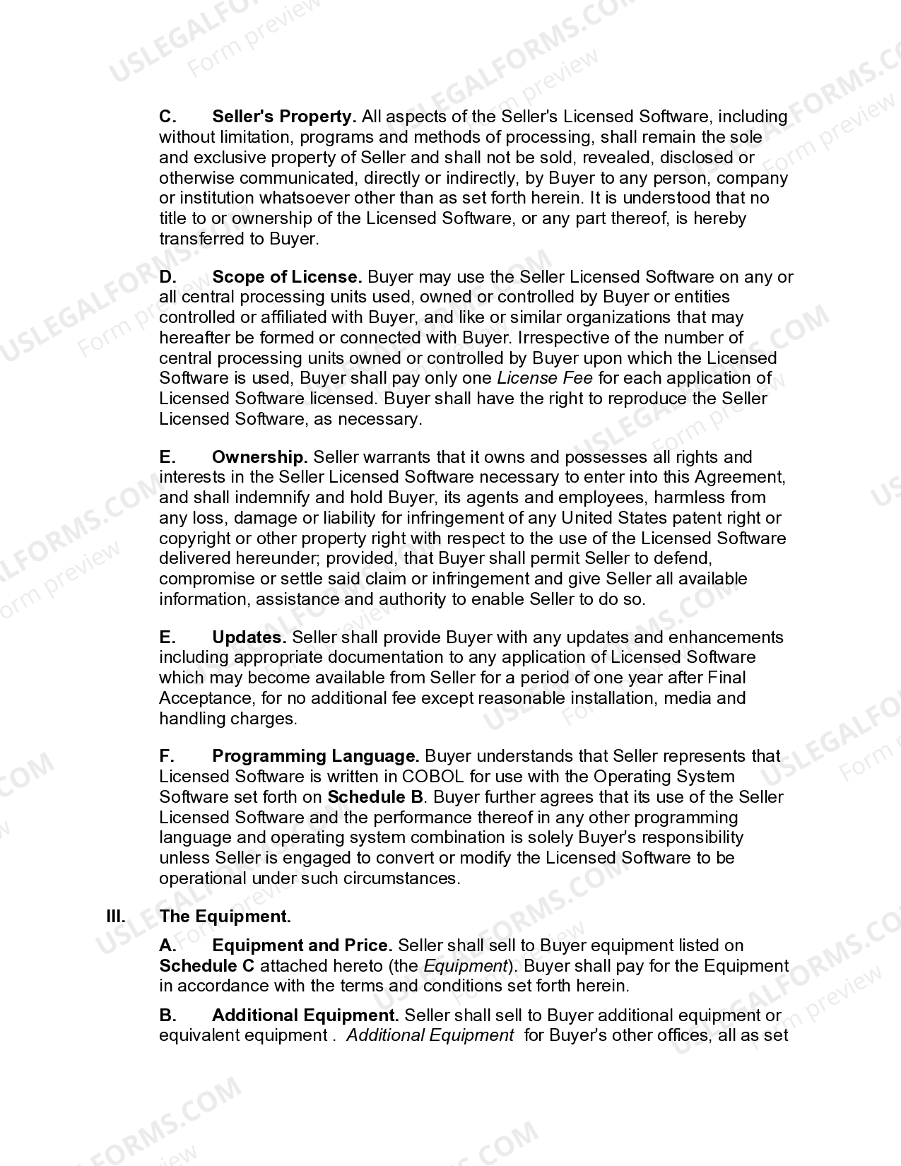 Illinois User Oriented Turnkey Hardware Purchase Agreement | US Legal Forms