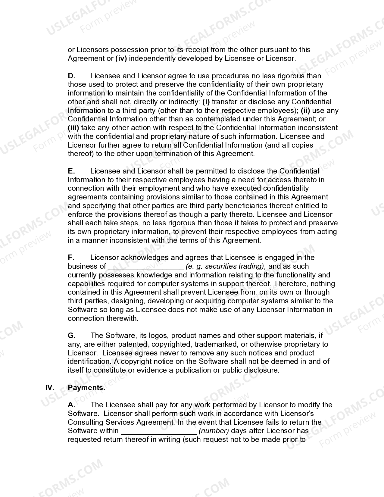 Montana Trial Use License Agreement of Computer Software Program | US ...