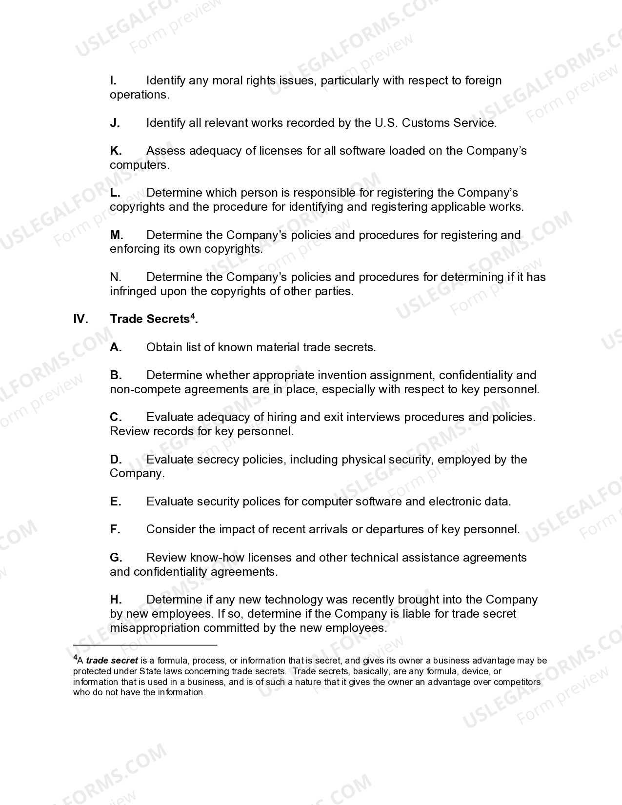 Mississippi Checklist for Intellectual Property Audit - Ip Audit ...
