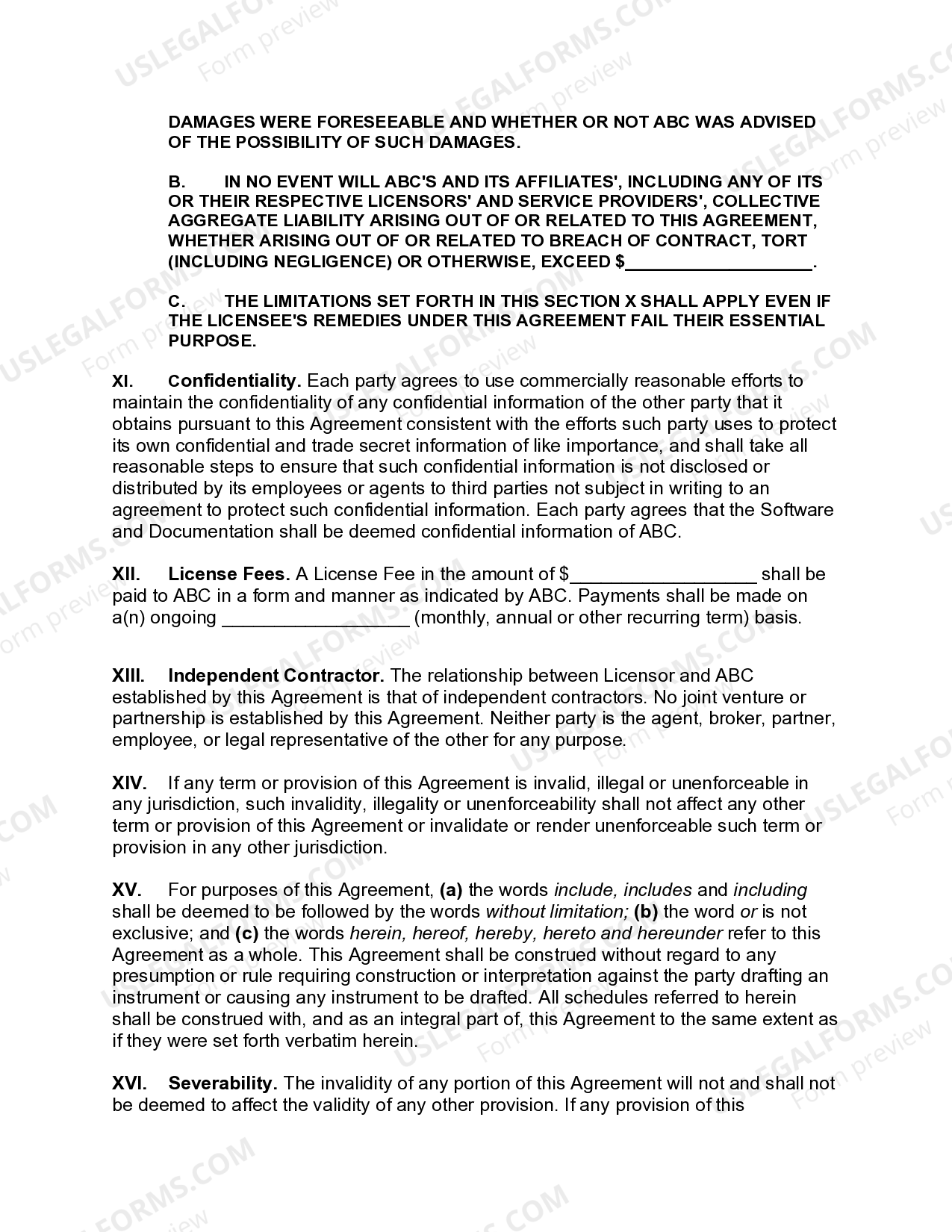 Nevada Click-Wrap Software License Agreement | US Legal Forms