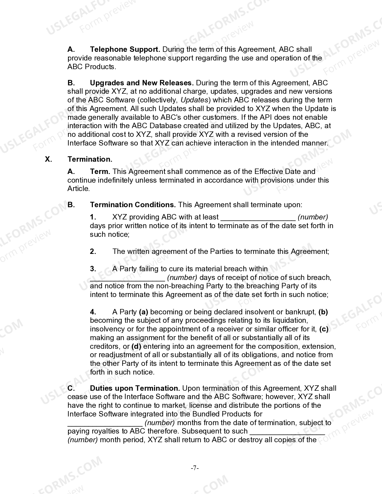 Kansas Software License and Distribution Agreement | US Legal Forms