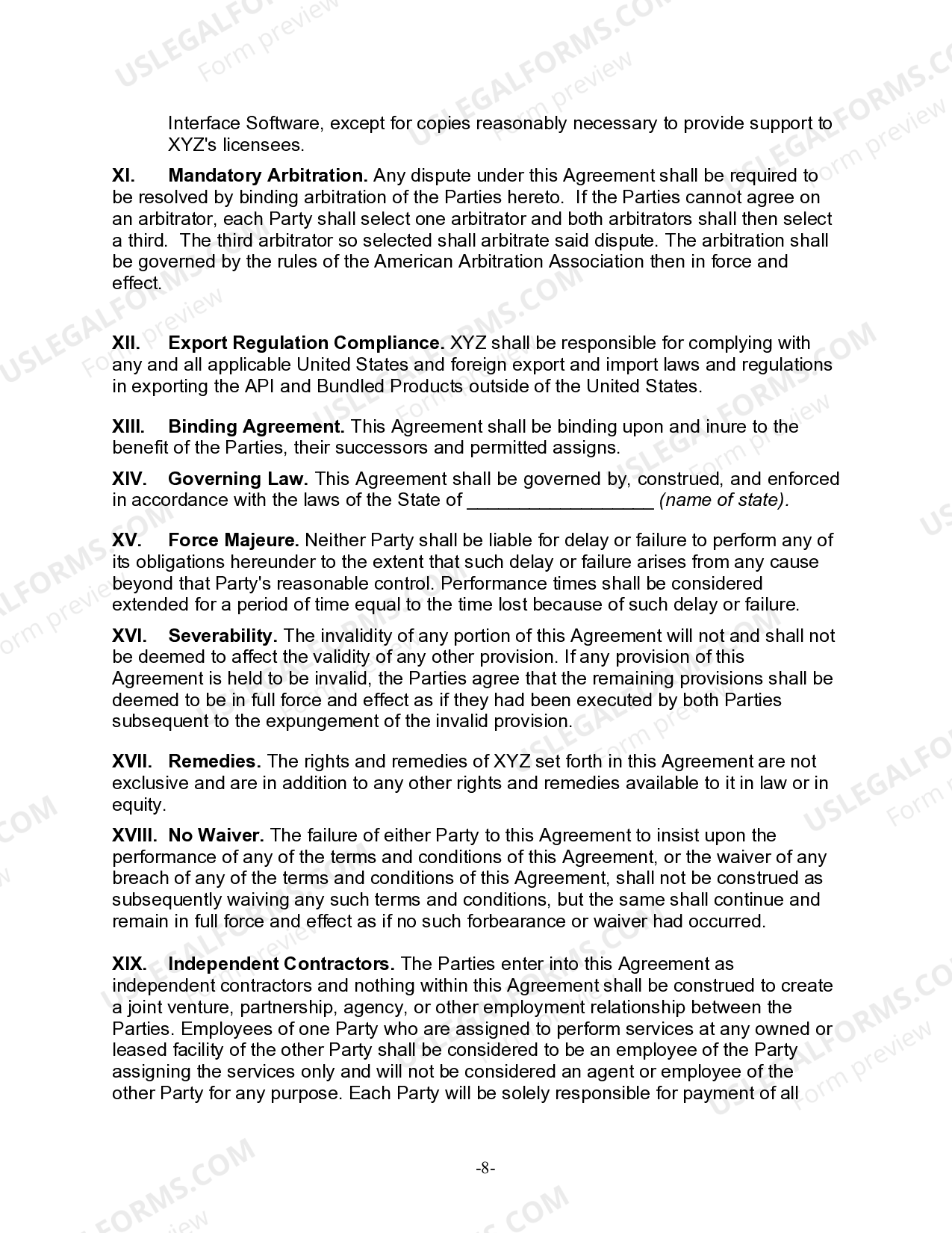 Kansas Software License and Distribution Agreement | US Legal Forms