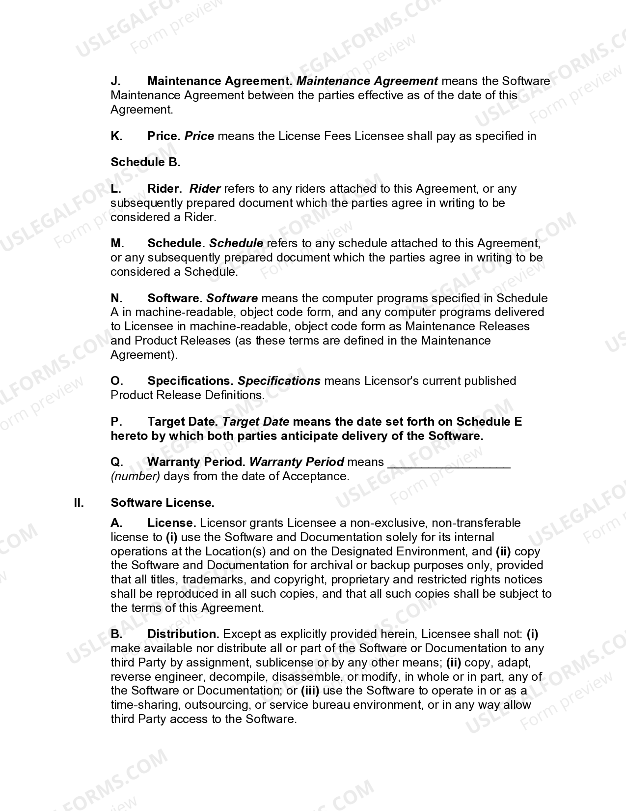 Mississippi Licensor Oriented Software License Agreement - Licensor ...