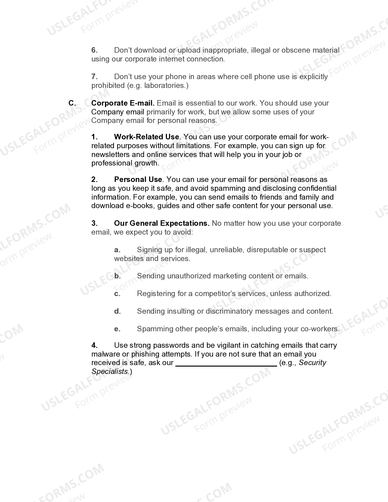 Employee Code of Conduct for Business | US Legal Forms