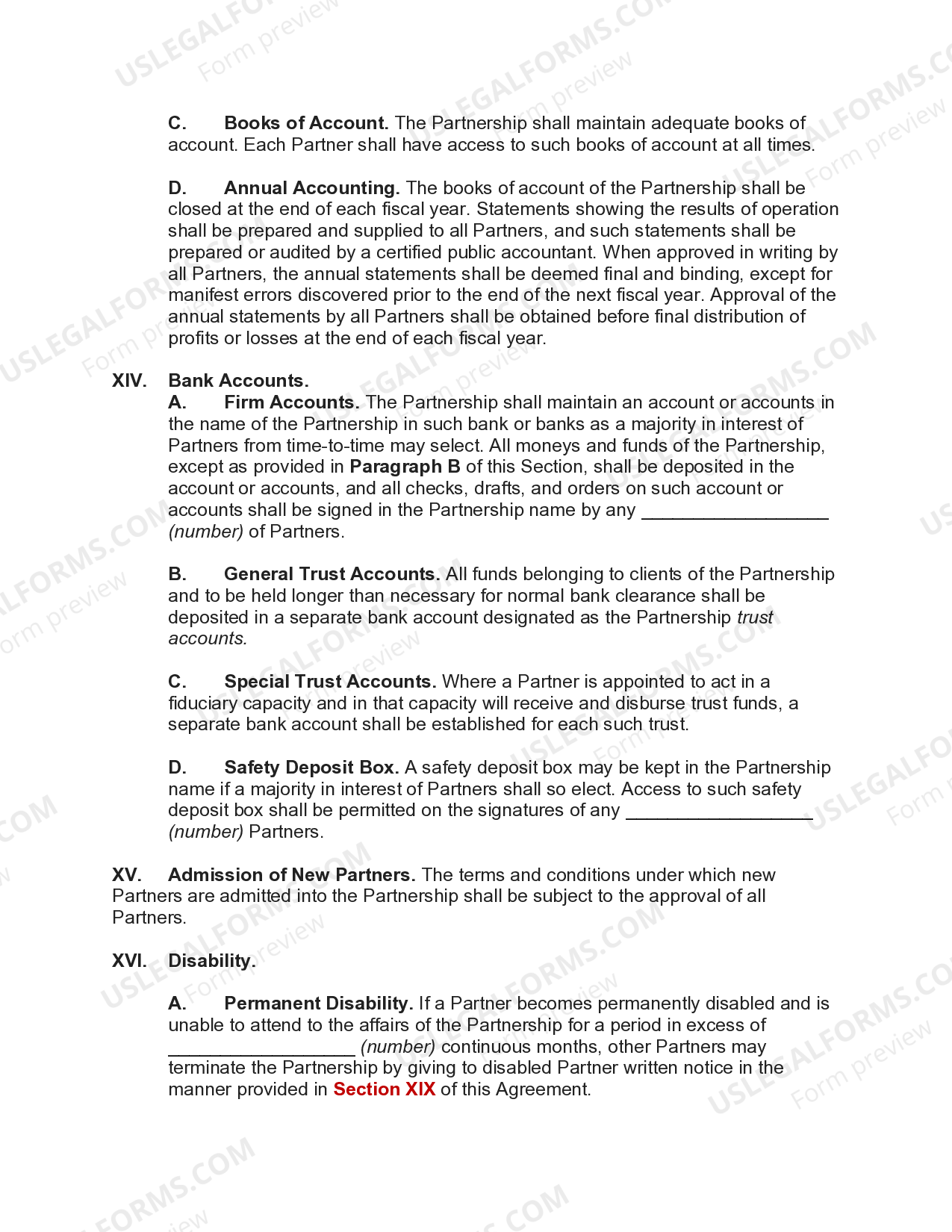 Arkansas Basic Law Partnership Agreement - Law Partnership Agreement ...