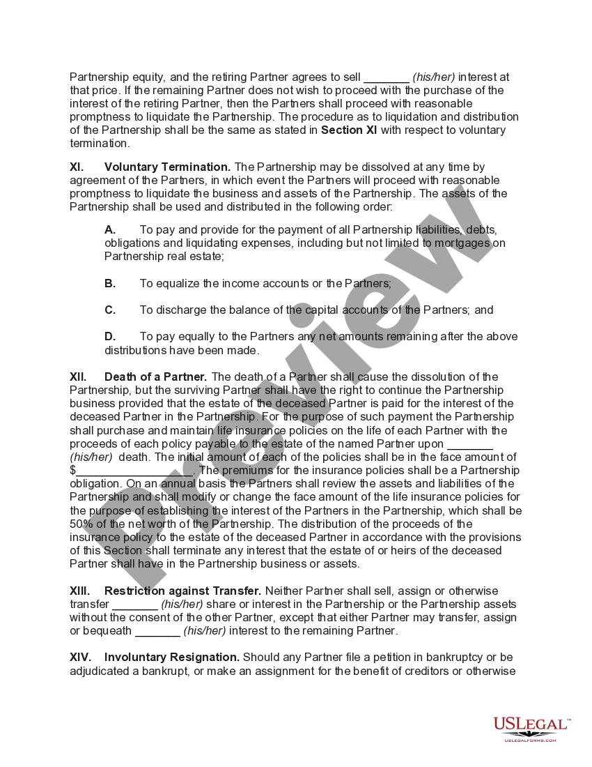 south-dakota-partnership-agreement-with-one-partner-to-work-full-time