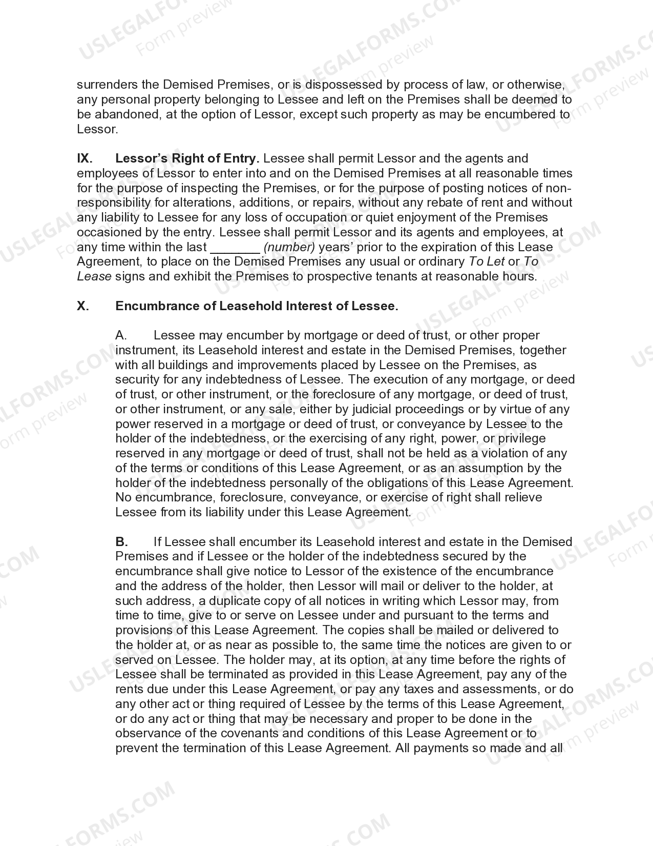 Ground Lease with Lessee to Construct Improvements | US Legal Forms