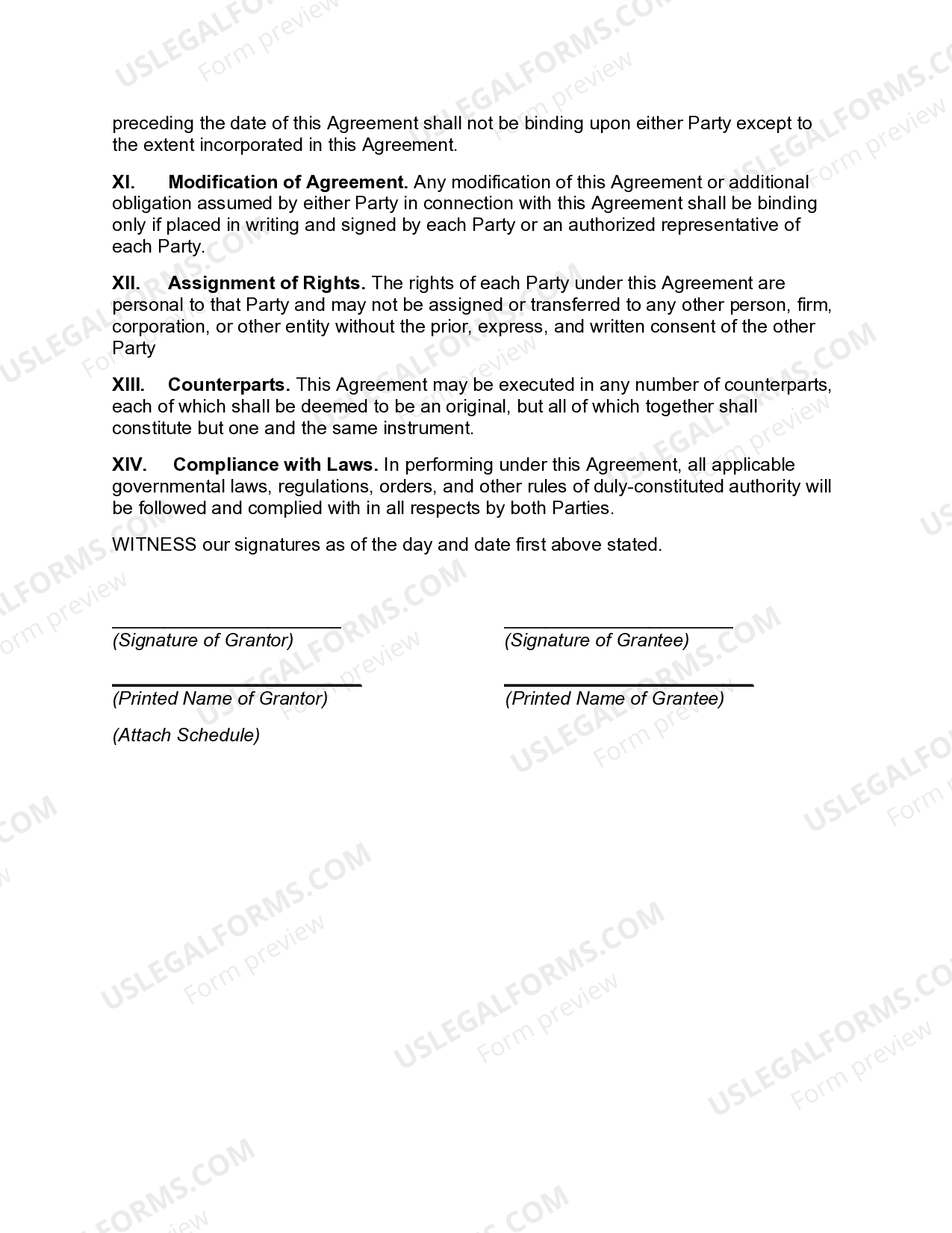 Light and Air Easement Agreement between Adjoining Landowners - Light ...