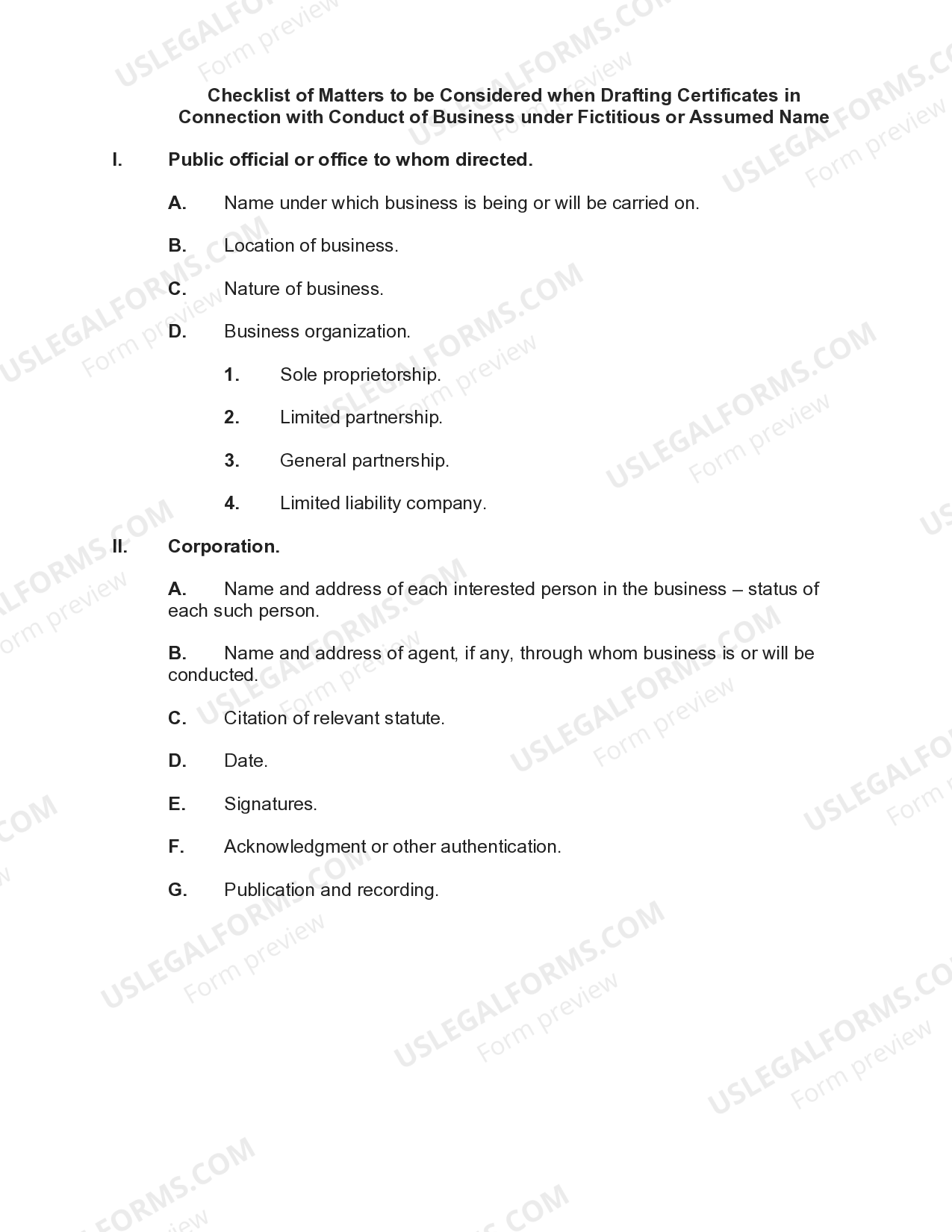 Checklist of Matters to be Considered when Drafting Certificates in ...
