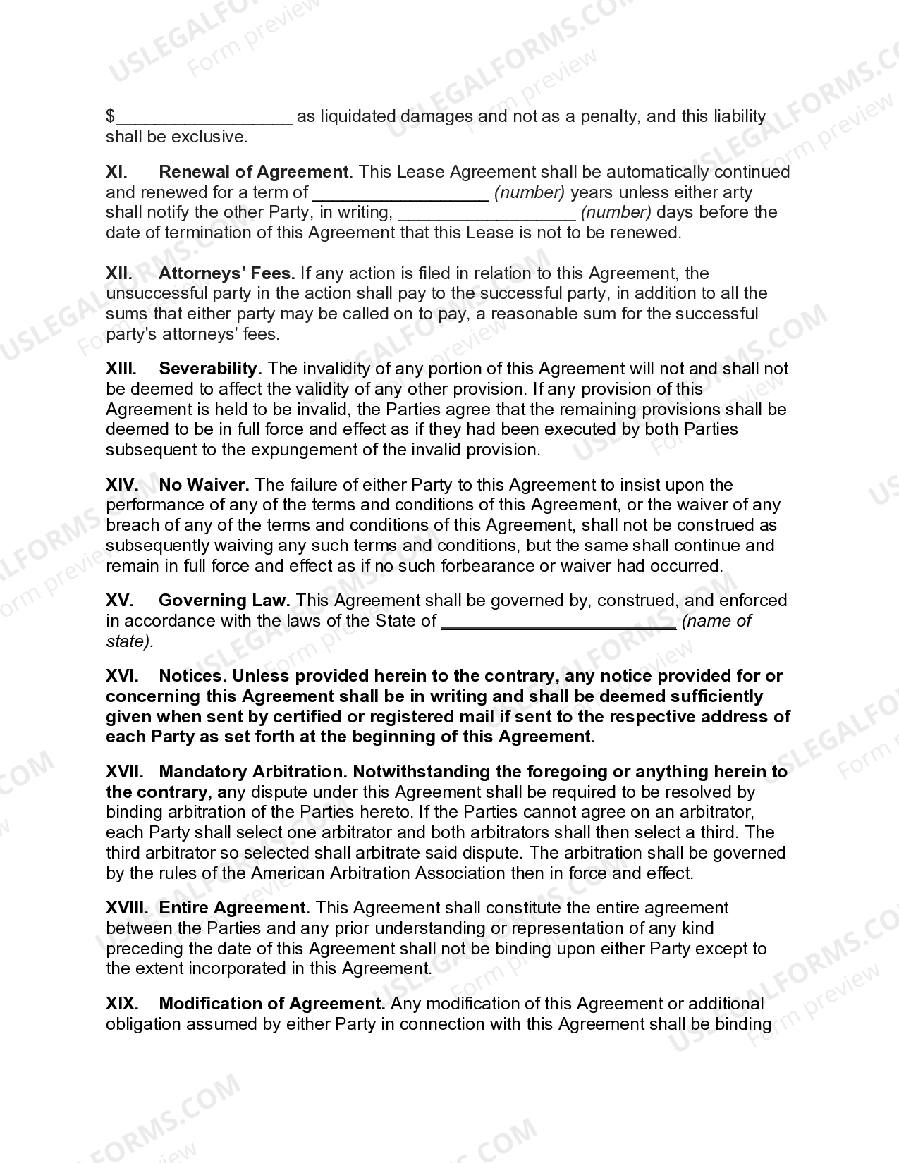 Agreement for Installation, Maintenance, and Operation of Fire ...