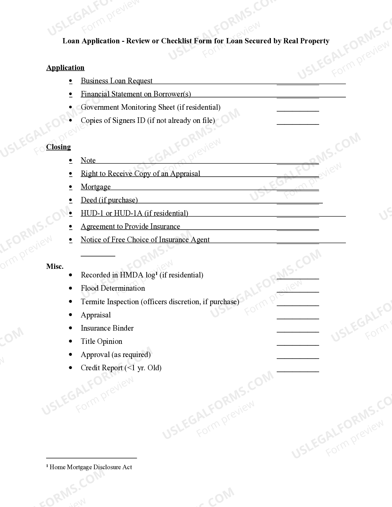 Loan Application ?? - Loan Form | US Legal Forms