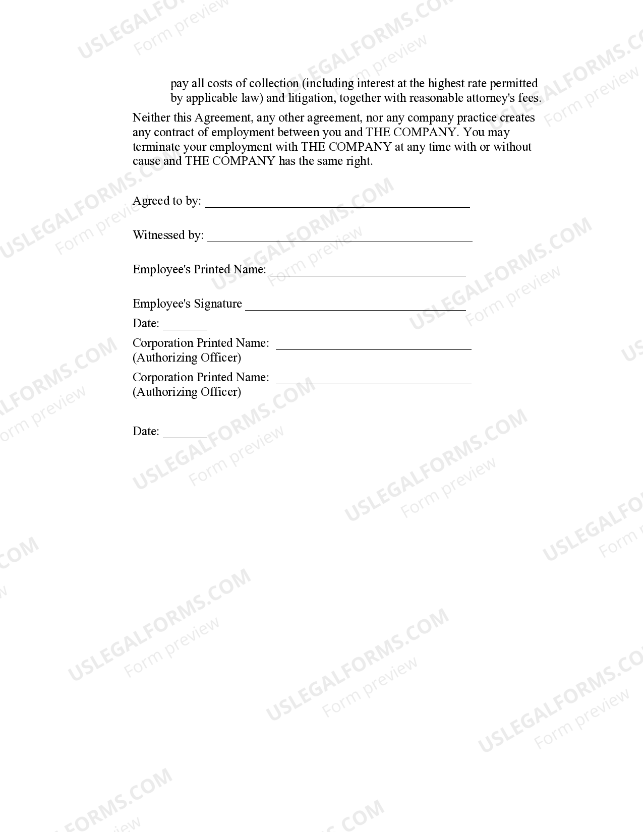 Michigan Training Expense Agreement - Training Plan Template | US Legal ...