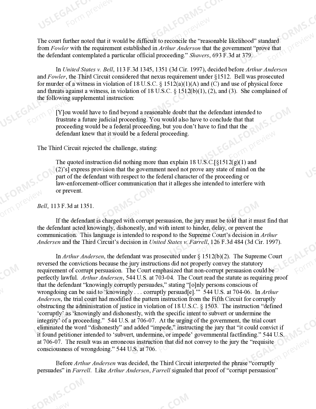 Obstruction of Justice - Witness Tampering Through Intimidation ...