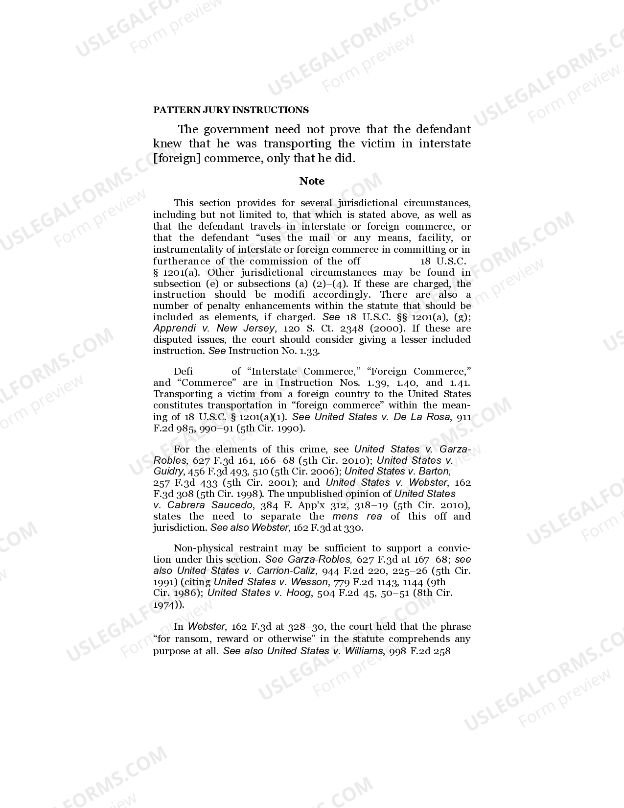 Kidnapping | US Legal Forms