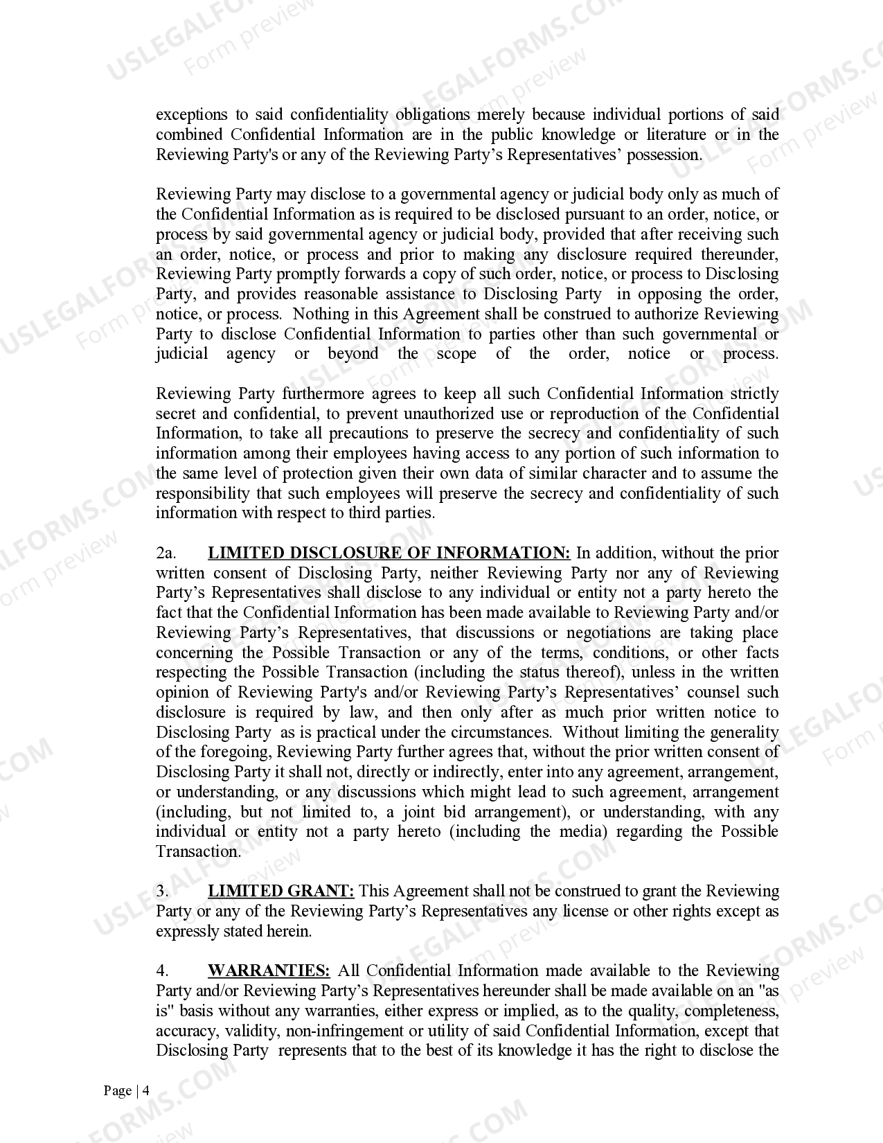 Confidentiality Agreement for Offshore Operations with Limited ...