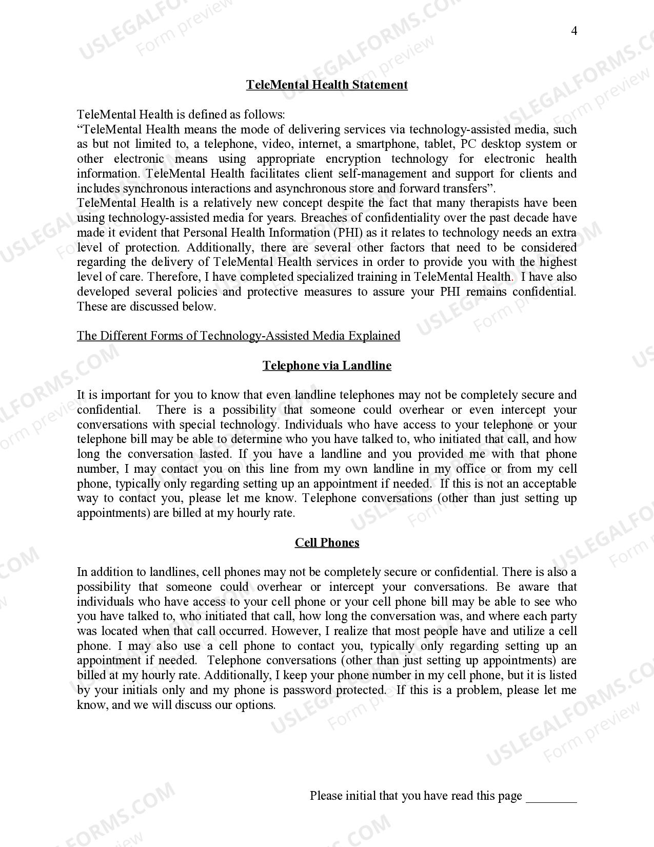 Informed Consent & Authorization for Traditional and Virtual Counseling ...