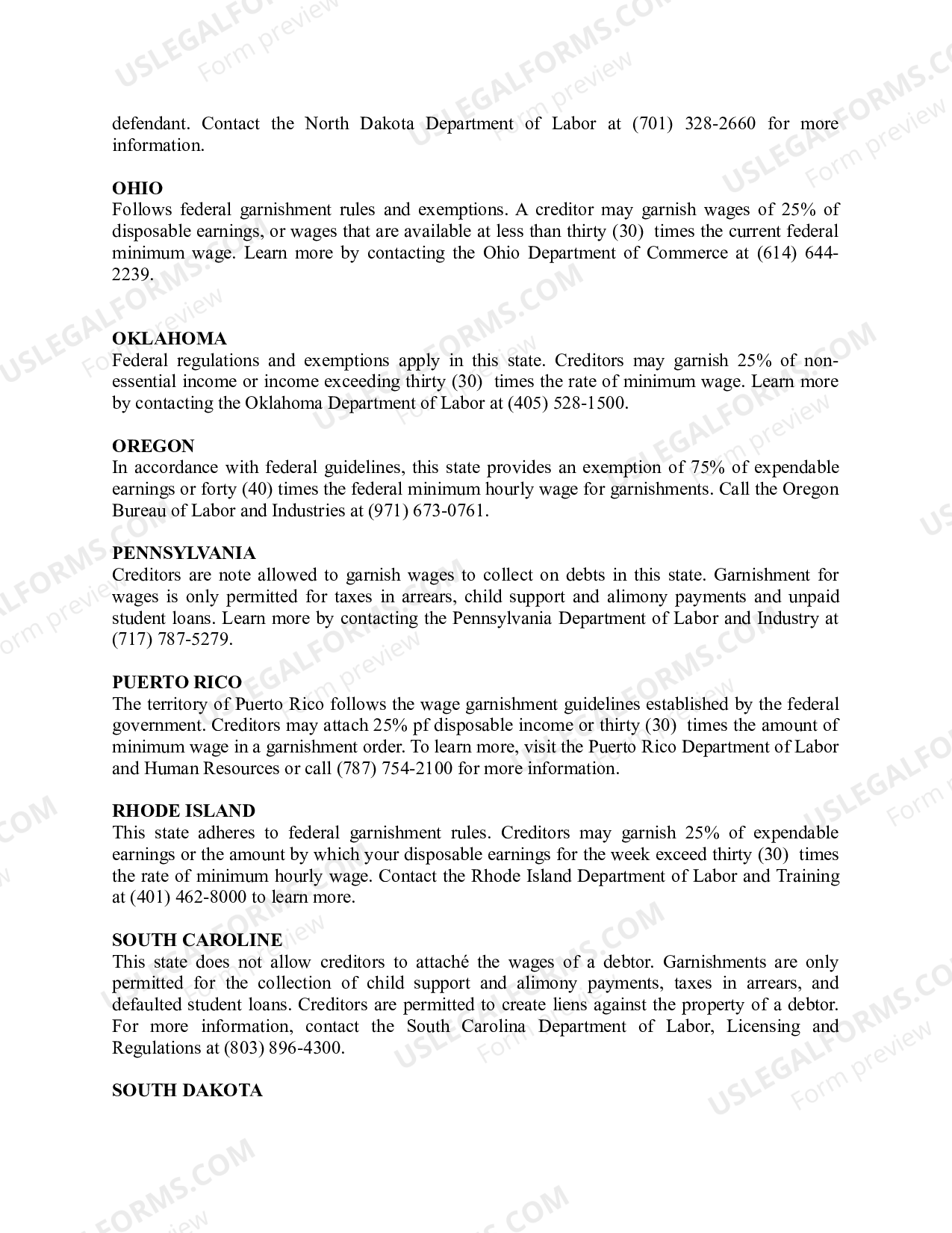 Garnishment Laws - State-by-State | US Legal Forms