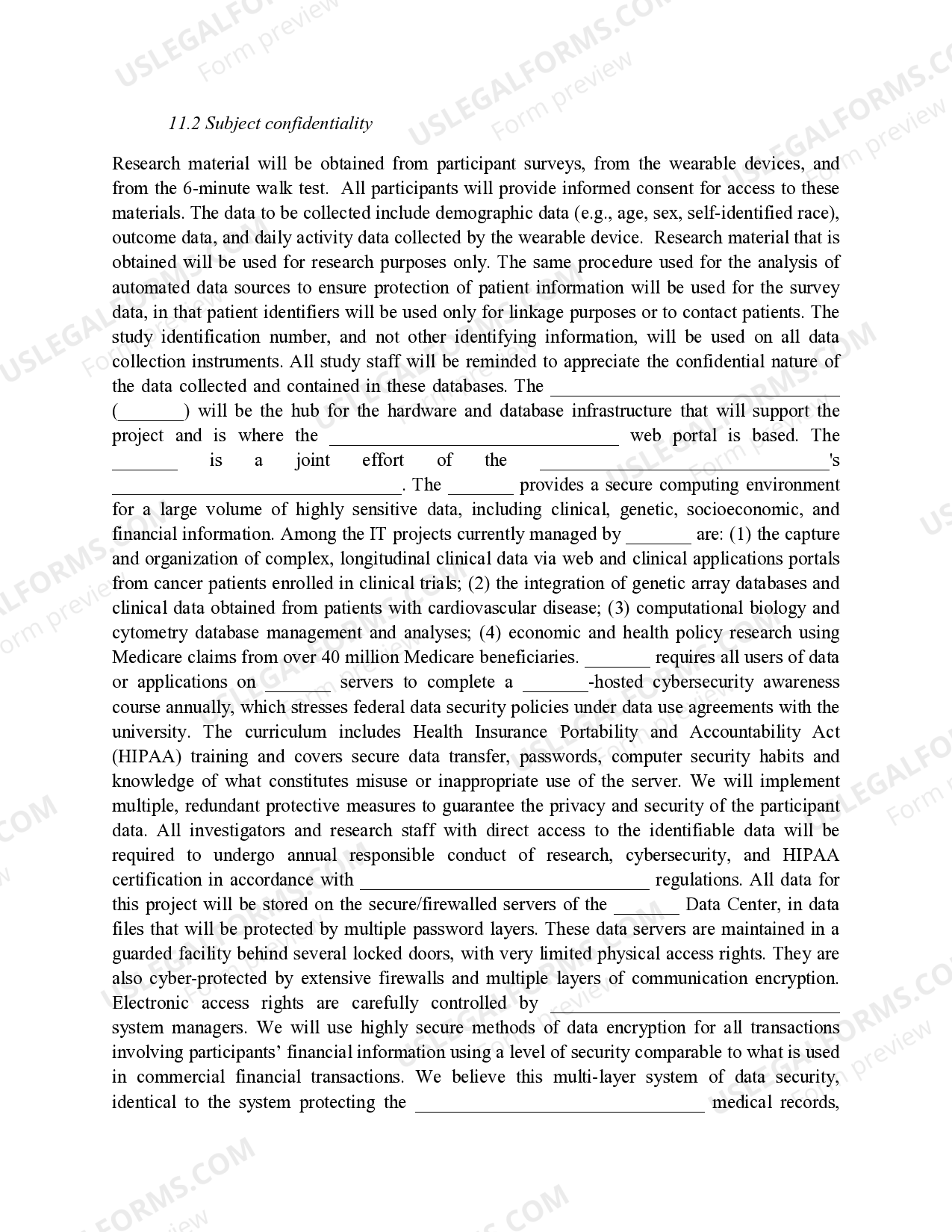 Informed Consent for Online Dashboard Use for Research Participant | US ...