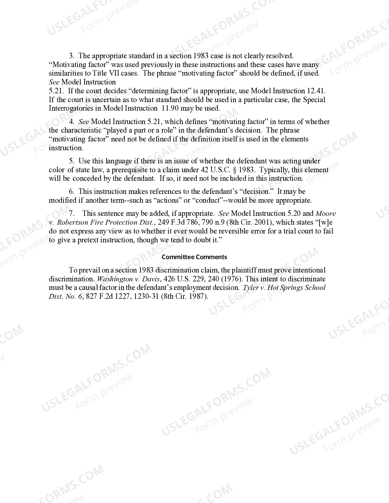 12.40 ELEMENTS OF CLAIM: (SEX) DISCRIMINATION - ELEMENTS (Mixed Motive ...